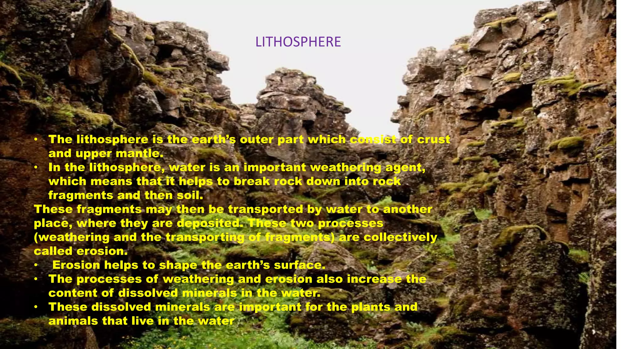 The hydrosphere presentation | PPTX