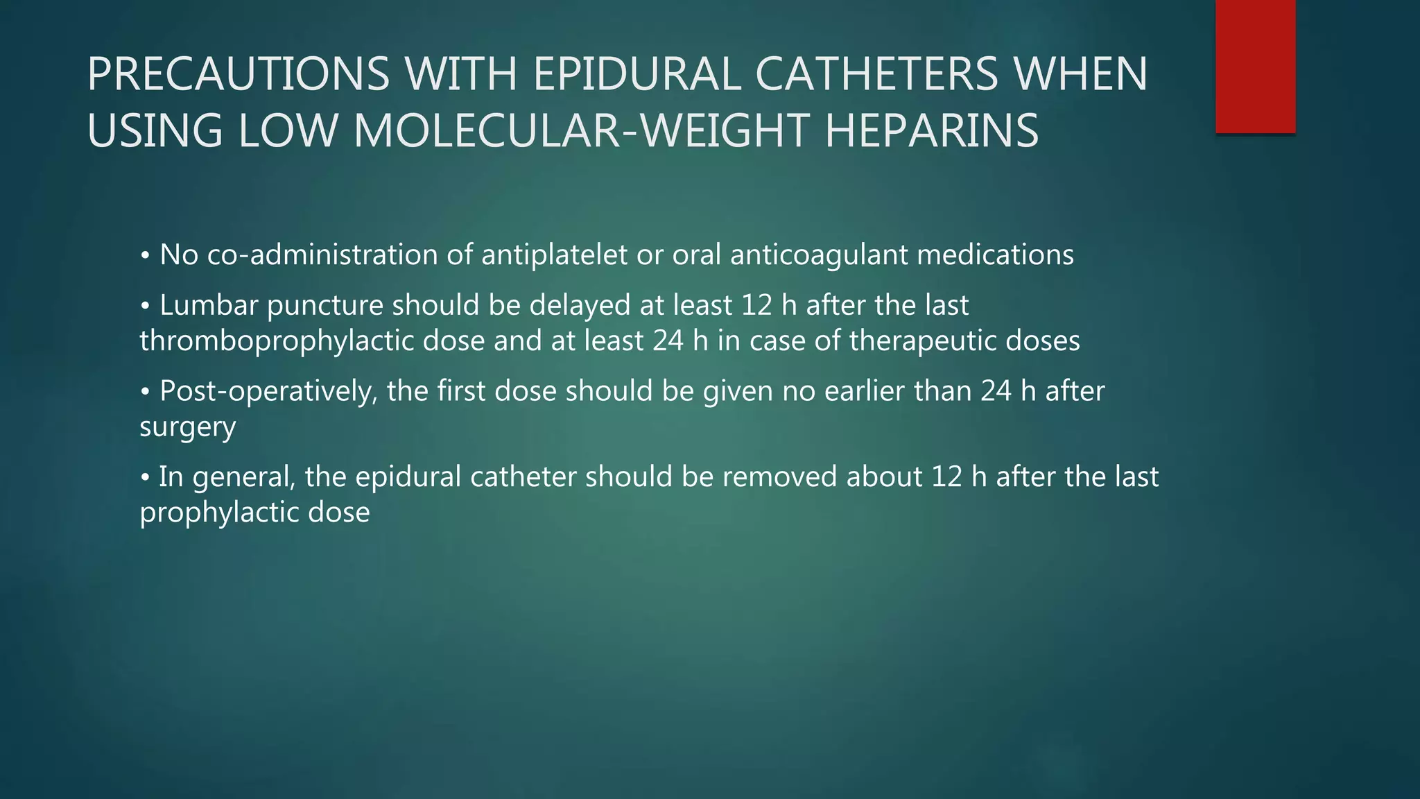 The Hypercoagulable States In Anaesthesia Pptx