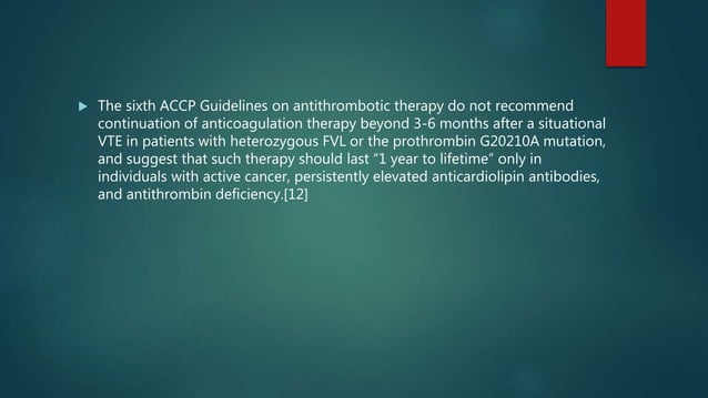 The hypercoagulable states in anaesthesia | PPTX | Blood Disorders ...