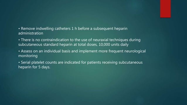 The hypercoagulable states in anaesthesia | PPTX | Blood Disorders ...