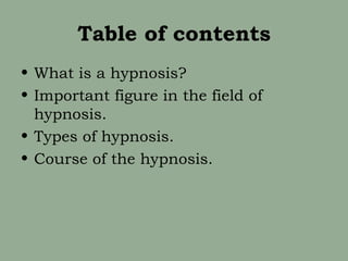The hypnosis by group5 | PPS