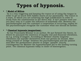 The hypnosis by group5 | PPT