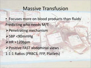 The hypotensive trauma patient | PPTX