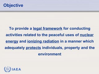 The IAEA Legal Framework for Nuclear Safety | PPT
