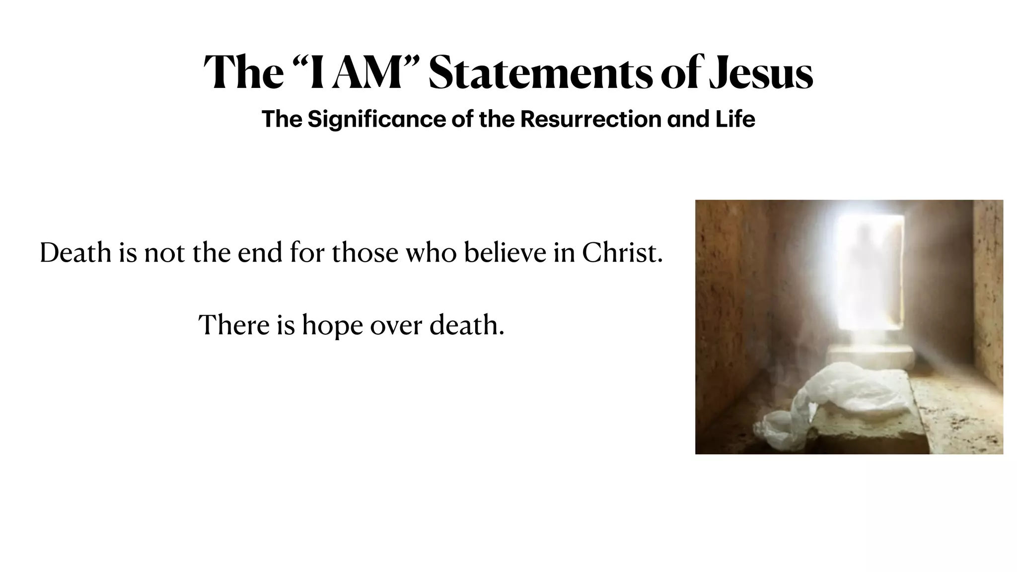 The I AM Statements of Jesus | PDF