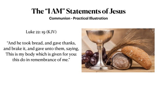 The I AM Statements of Jesus | PDF