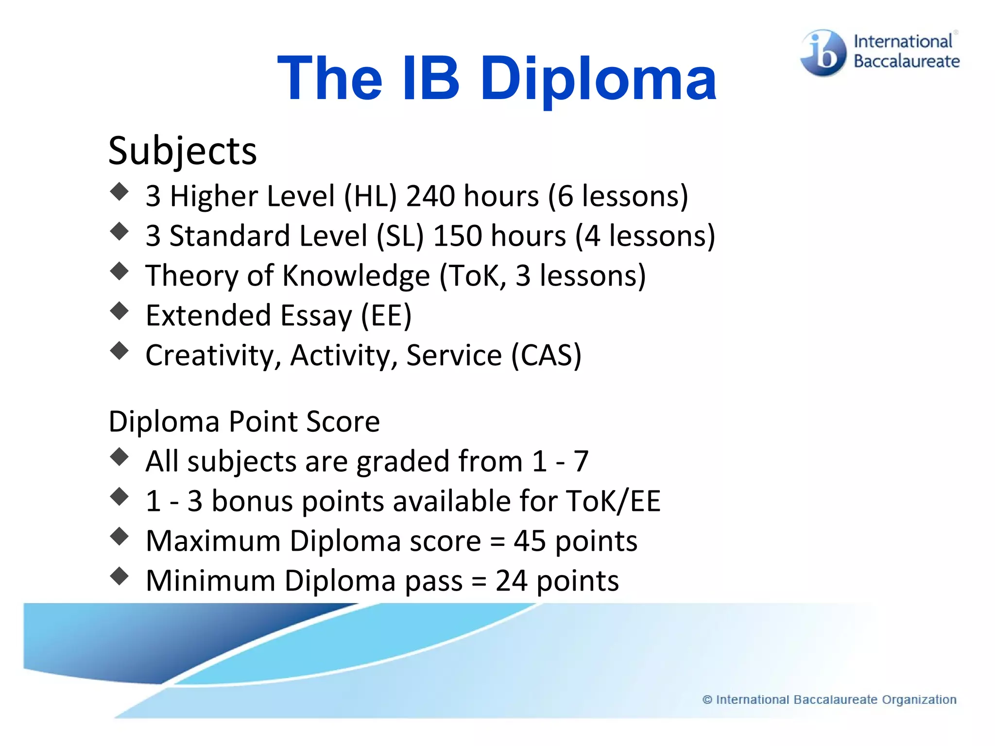 The IBDP | PPT