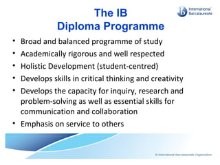 The IBDP | PPT
