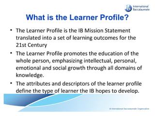 The IBDP | PPT