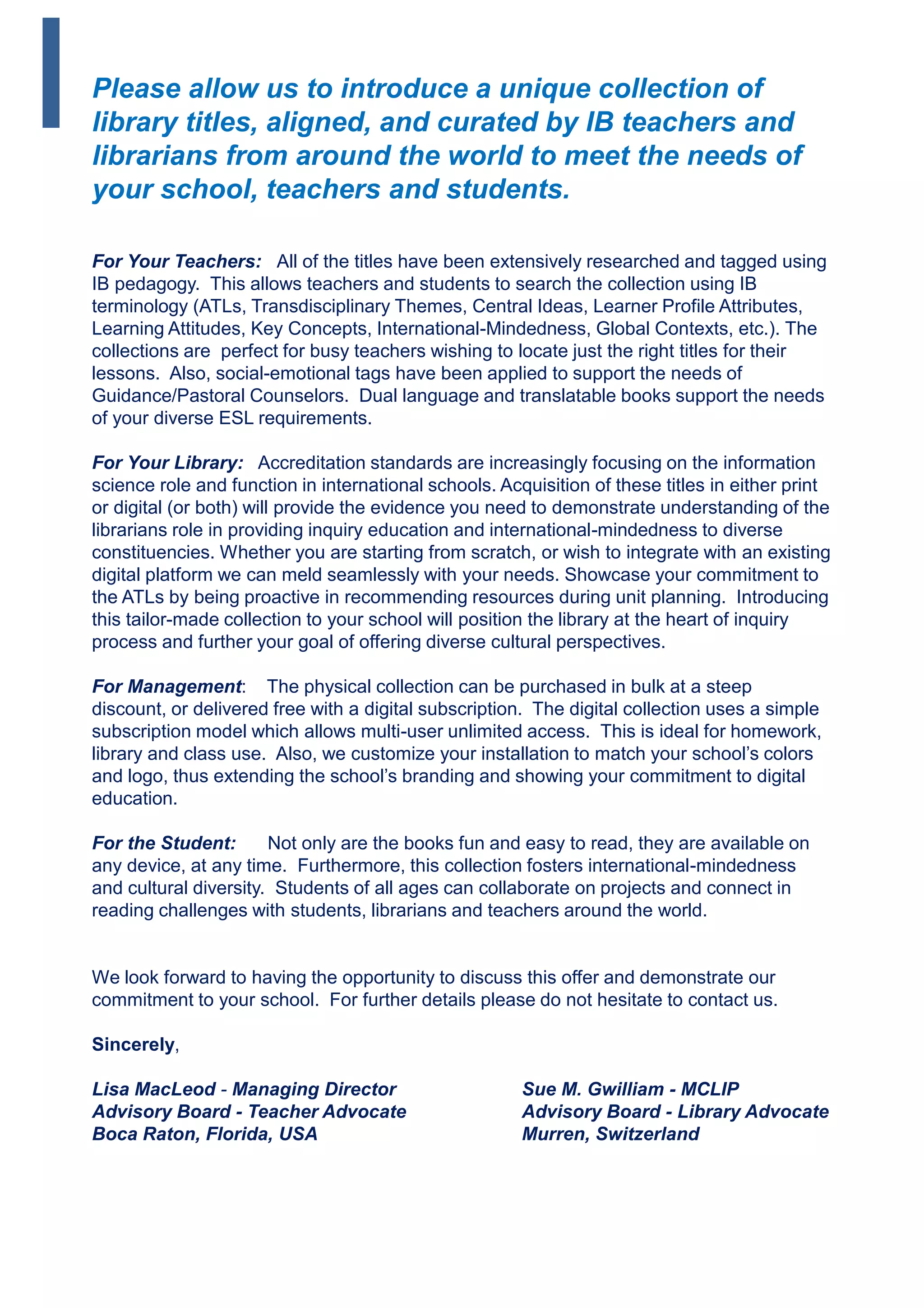 The IB Library: An Overview | PDF