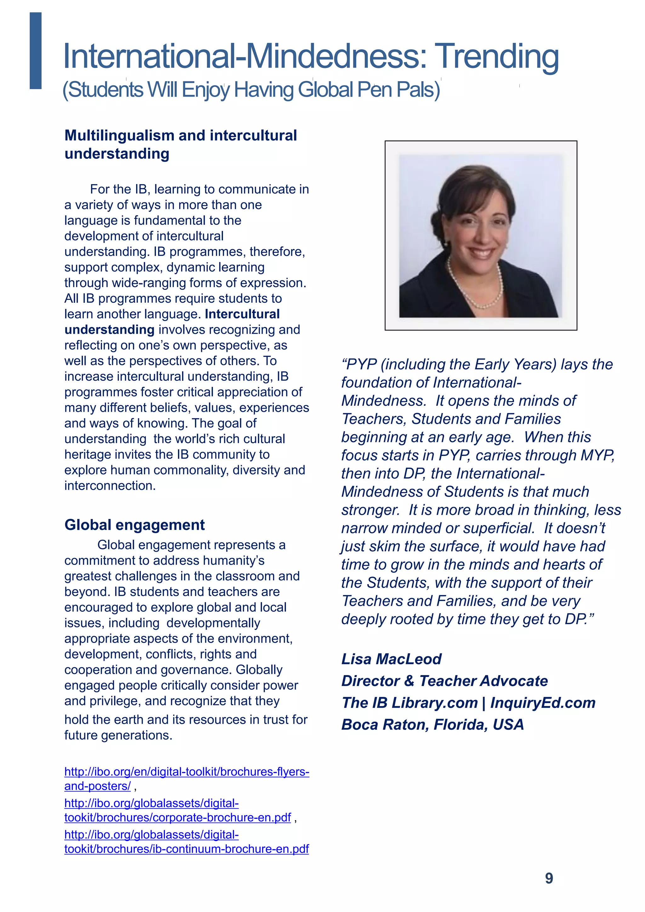 The IB Library: An Overview | PDF