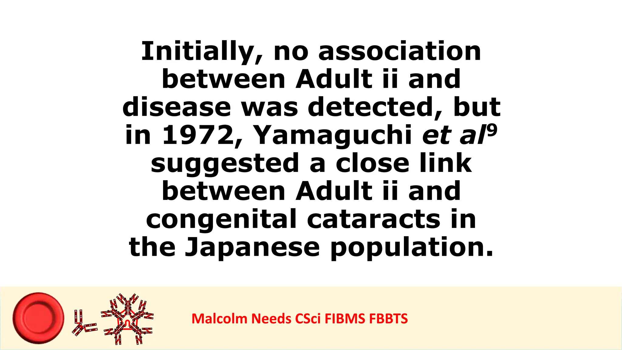 The I Blood Group System, and the Ii Blood Group Collection.pptx