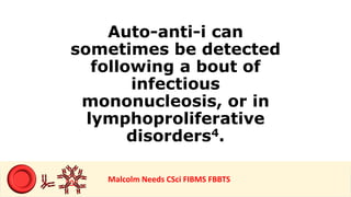 The I Blood Group System, and the Ii Blood Group Collection.pptx