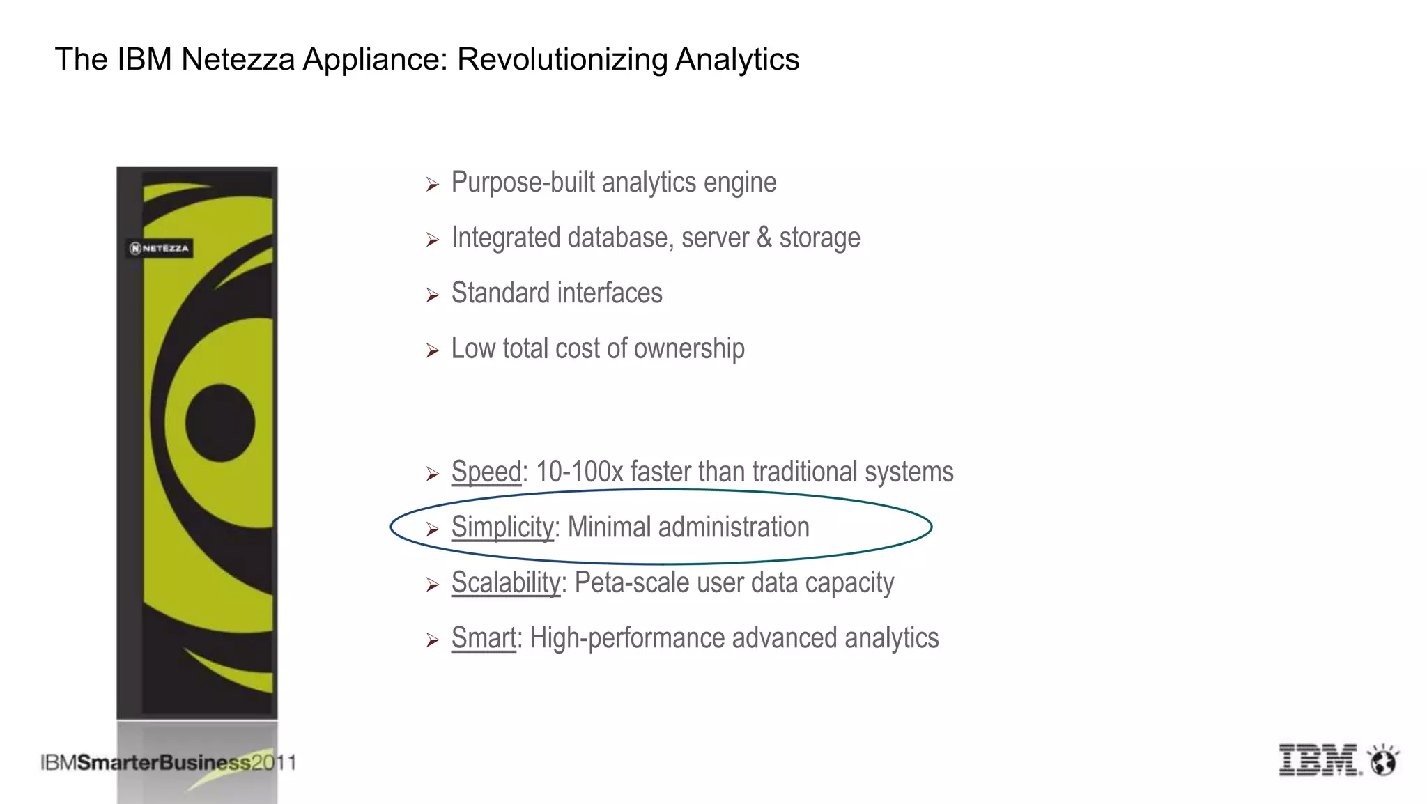 The Ibm Netezza Datawarehouse Appliance Ppt