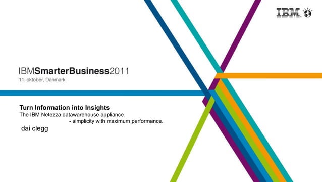 The IBM Netezza datawarehouse appliance | PPTX