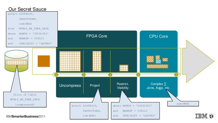 The IBM Netezza datawarehouse appliance