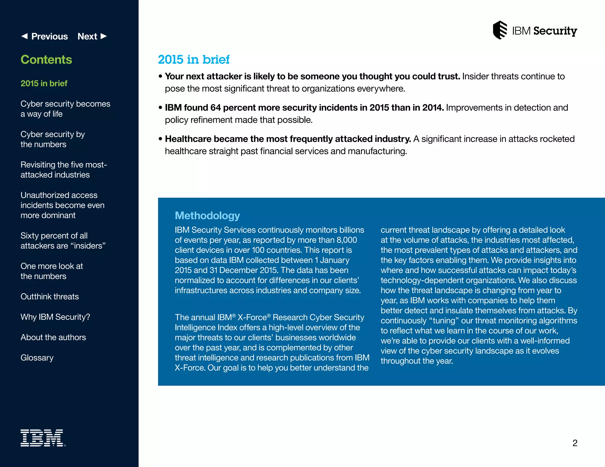 The IBM X-Force 2016 Cyber Security Intelligence Index | PDF