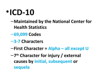 The ICD-10 Change-Over: Getting Started | PPT