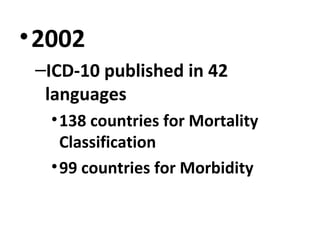 The ICD-10 Change-Over: Getting Started | PPT