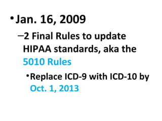 The ICD-10 Change-Over: Getting Started | PPT