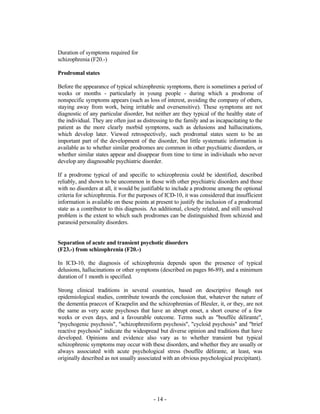 The icd 10 classification of mental and behavioural disorders | PDF
