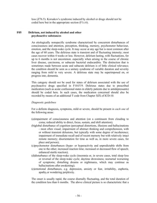 The icd 10 classification of mental and behavioural disorders | PDF