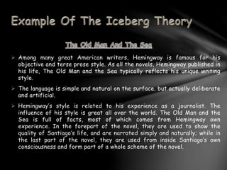 The iceberg theory may 14th 2015 | PPTX
