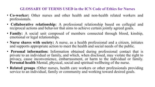 The ICN Code of Ethics for Nurses | PPTX