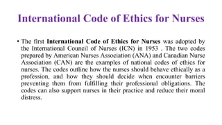 International Code Of Ethics Nursing