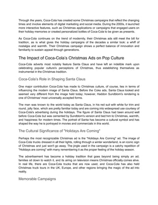 The Iconic Coca-Cola Christmas Ads_ How Coke Became Synonymous with the ...