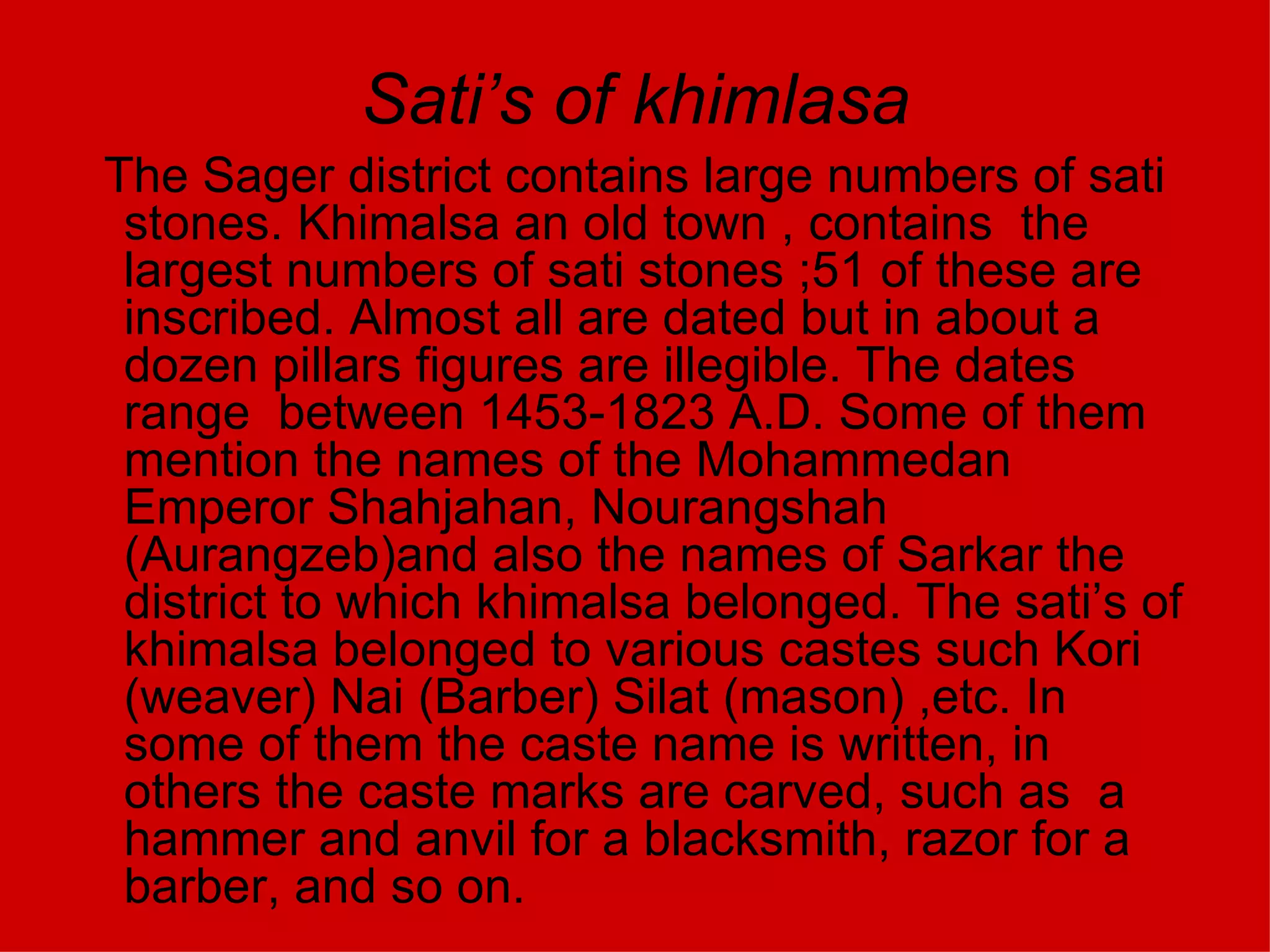 The iconography of sati | PPT