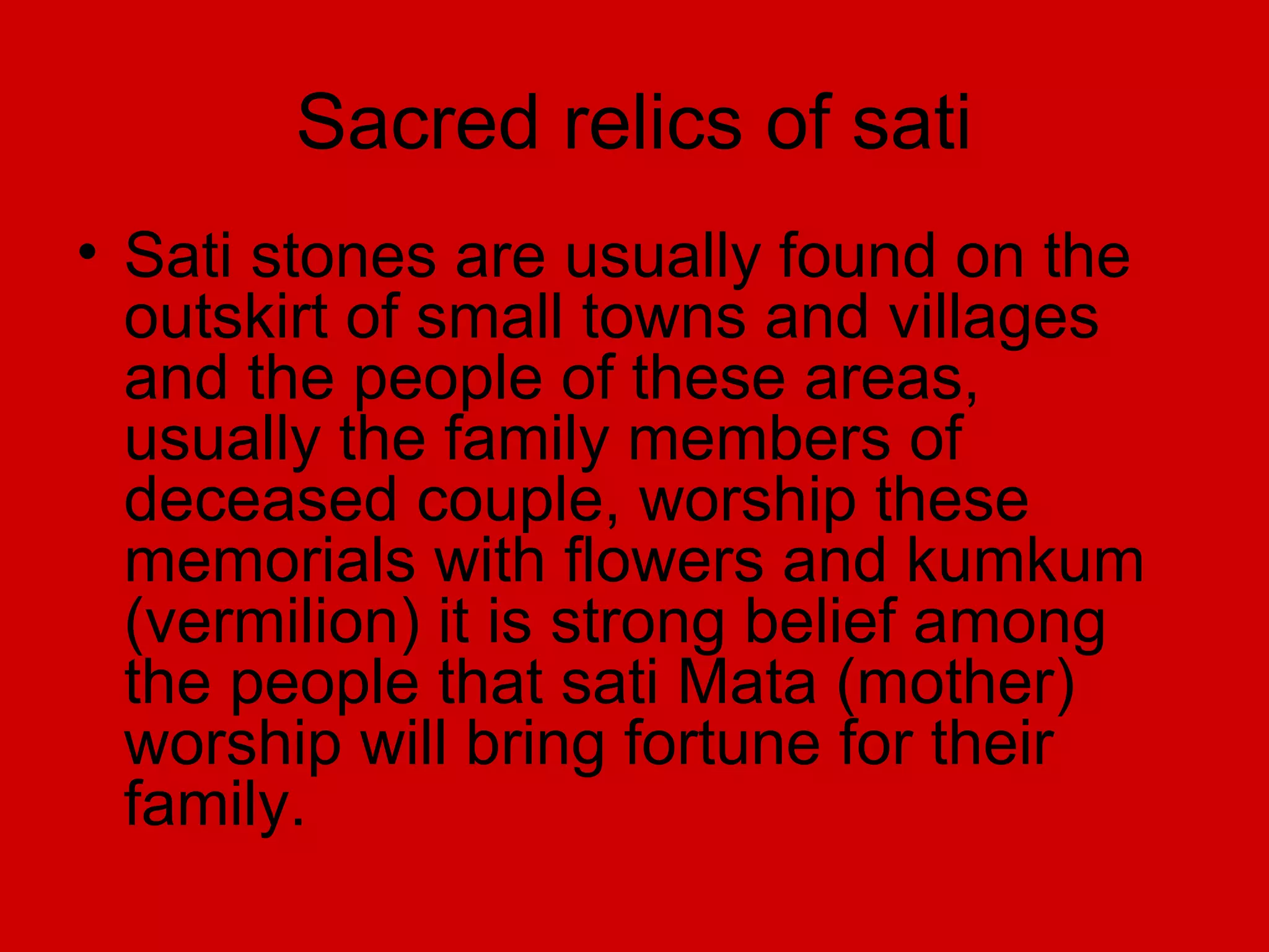 The iconography of sati | PPT