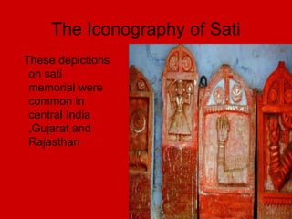 The iconography of sati | PPT