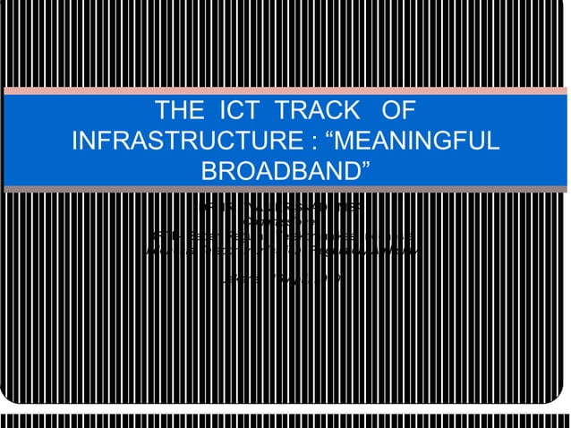 The ict track of infrastructure | PPT
