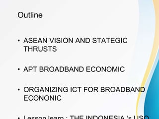 The ict track of infrastructure | PPT