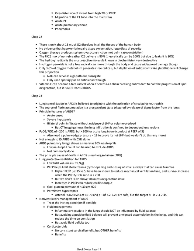 The ICU Book Notes Derived from Marino.. | PDF | First Aid | Injuries