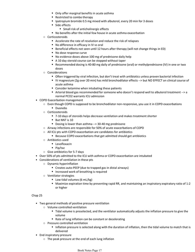 The ICU Book Notes Derived from Marino.. | PDF | First Aid | Injuries