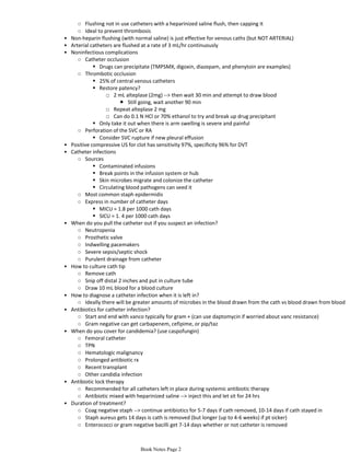 The ICU Book Notes Derived from Marino.. | PDF