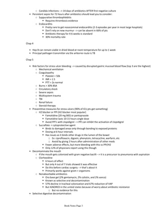 The ICU Book Notes Derived from Marino.. | PDF