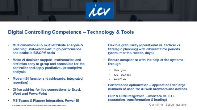 The icv expert group digital controlling competence | PDF