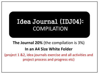 The idea journal compilation | PPT