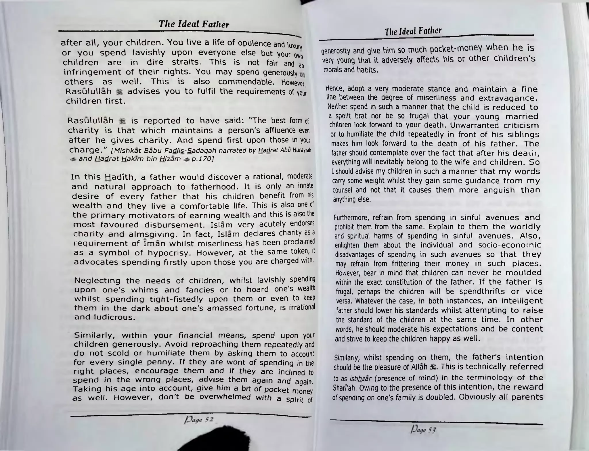 The ideal father by maulana muhammad hanif abdul majid | PDF