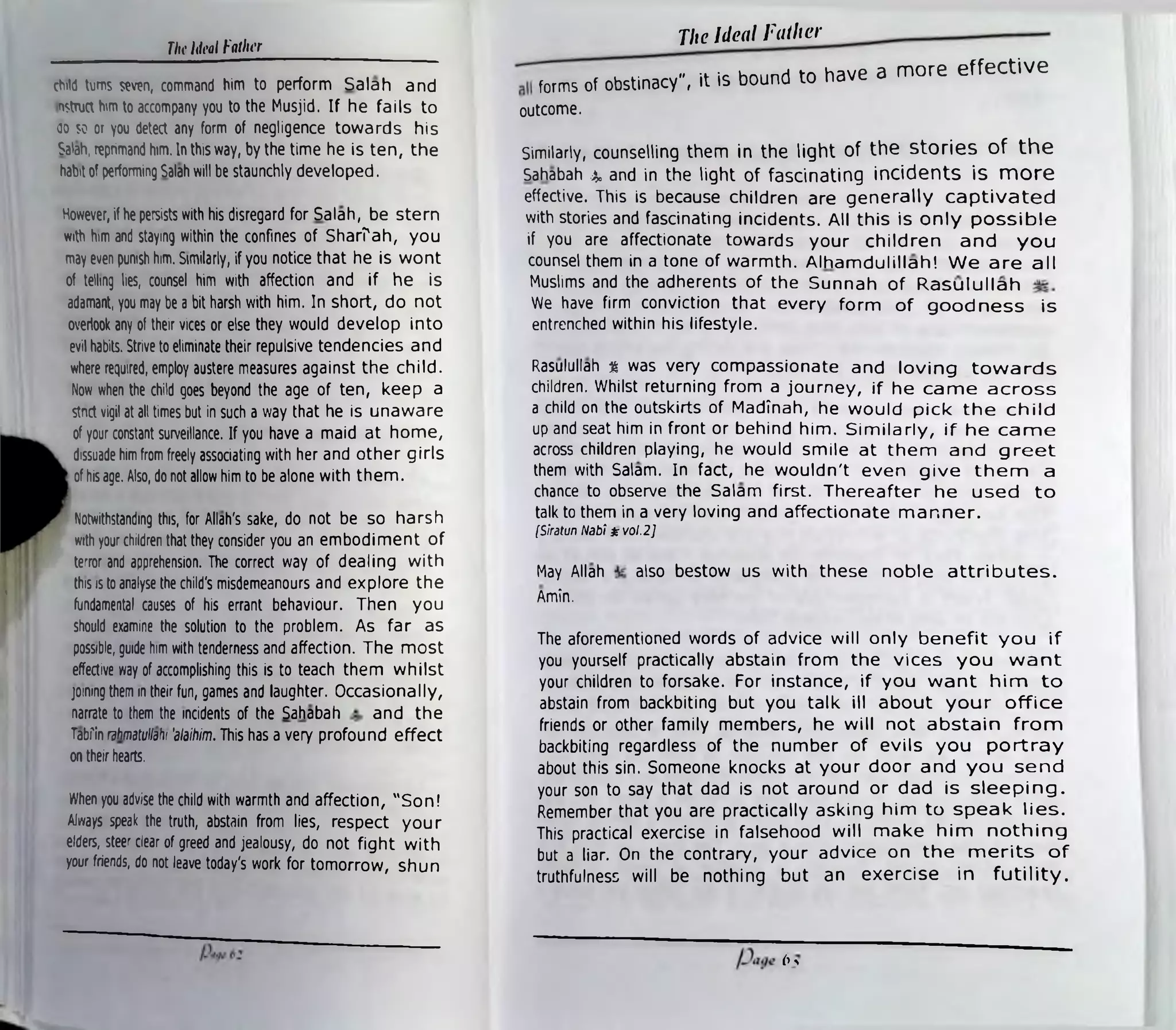 The ideal father by maulana muhammad hanif abdul majid | PDF