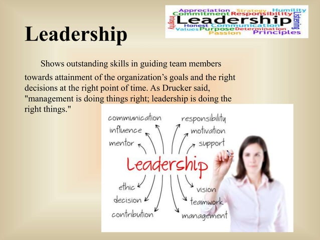The ideal manager and hisher professional qualities | PPT