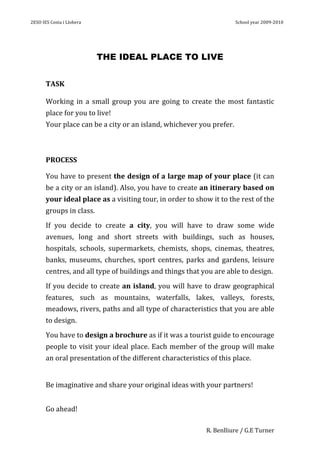 The ideal place to live steps | PDF