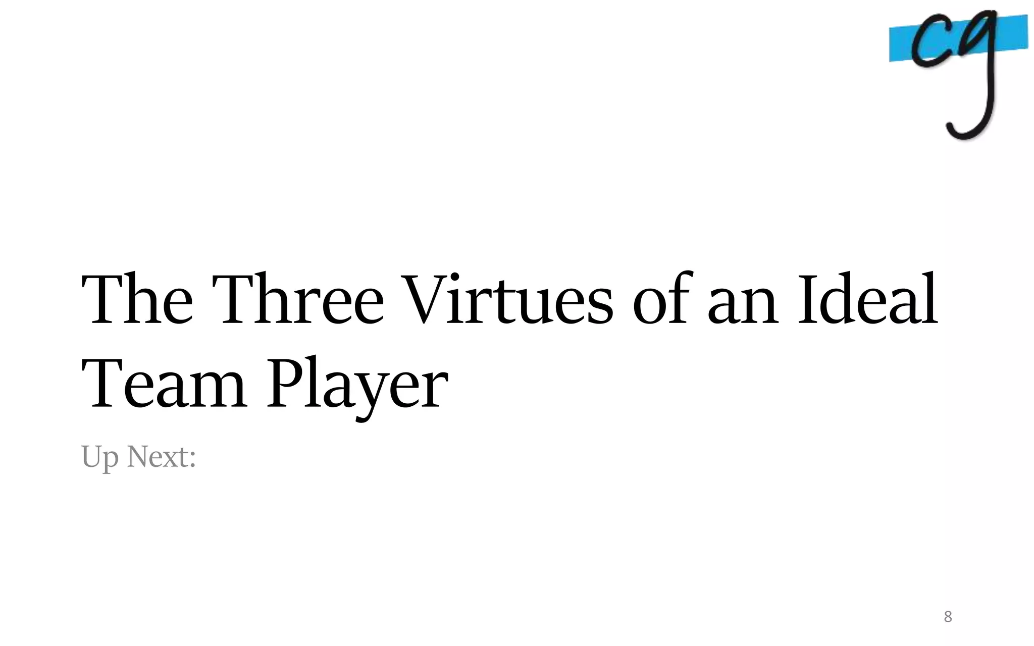 The Ideal Team Player | PPTX