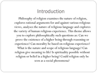 The idea of God | PPT