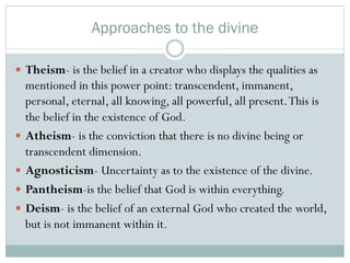 The idea of god | PPT
