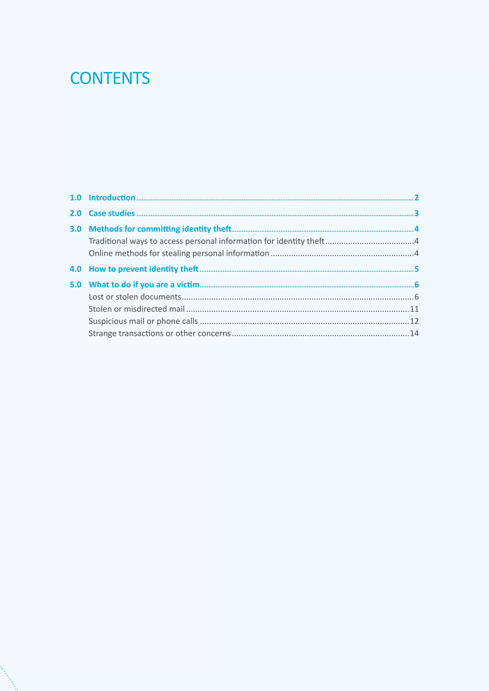 The Identity Theft Checklist – Guidance for the general public.nz