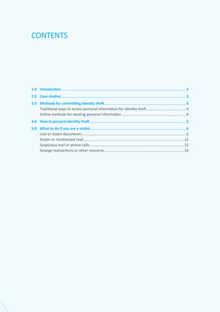 The Identity Theft Checklist – Guidance for the general public.nz